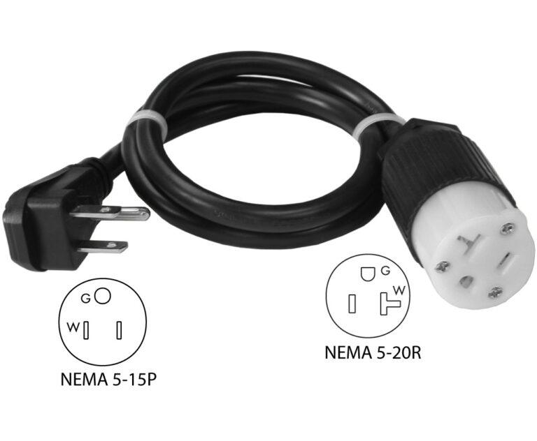 Conntek 3FE515520 NEMA 5 15P To 5 15 20R Power Extension Cord