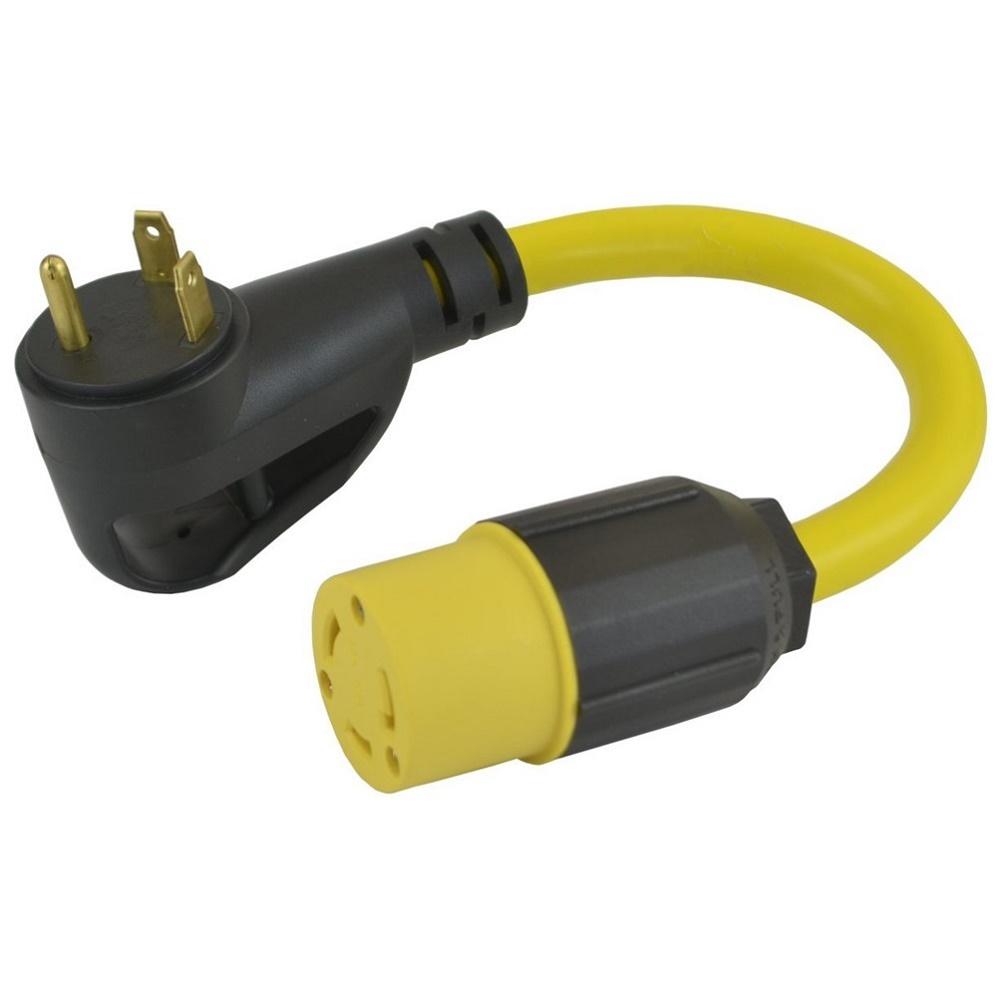 Conntek 14153+60411 NEMA TT-30P to L5-30R RV / Generator Adapter Conntek 14153+60411 NEMA TT-30P to L5-30R RV / Generator Adapter