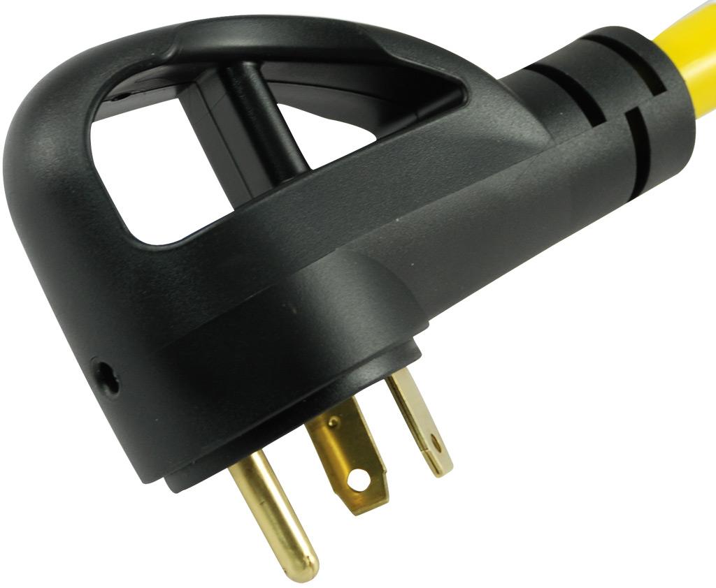 Conntek 15350-LA Series NEMA TT-30P to L5-30R 45° Angled RV Cords Conntek 15350-LA Series NEMA TT-30P to L5-30R 45° Angled RV Cords